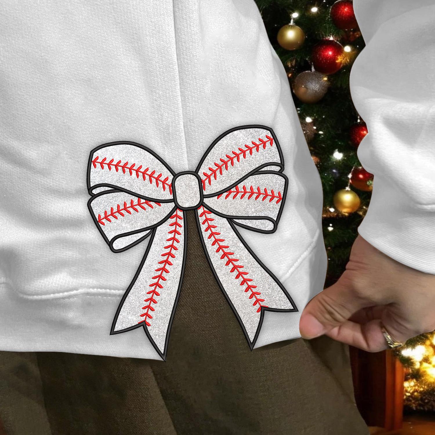 Sport Side Bow Applique Embroidery Design Bunde, Tennis Cut Out ...