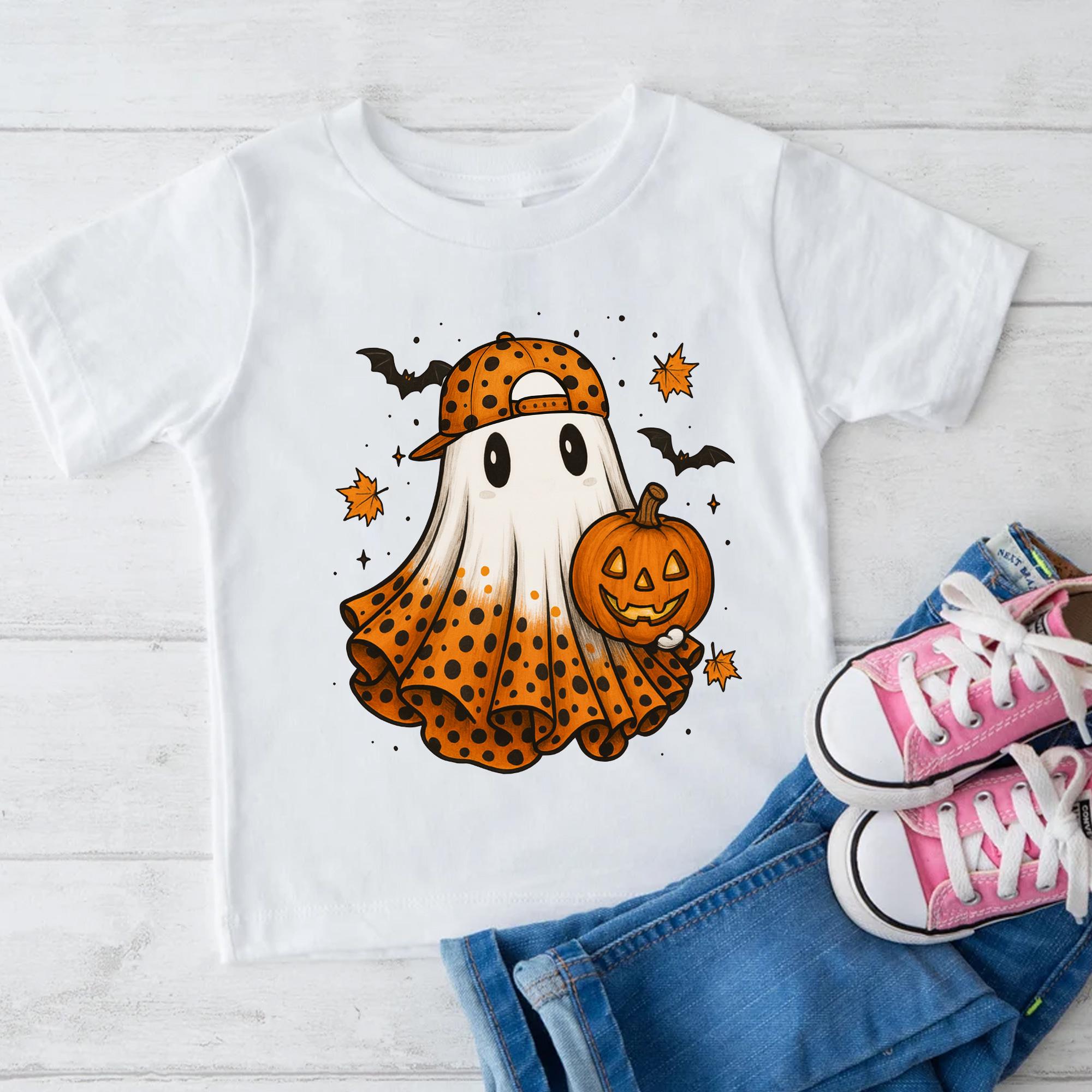 Personalized Ghost PNG, Custom Name Halloween Ghost Boy and Girl, Cute ...