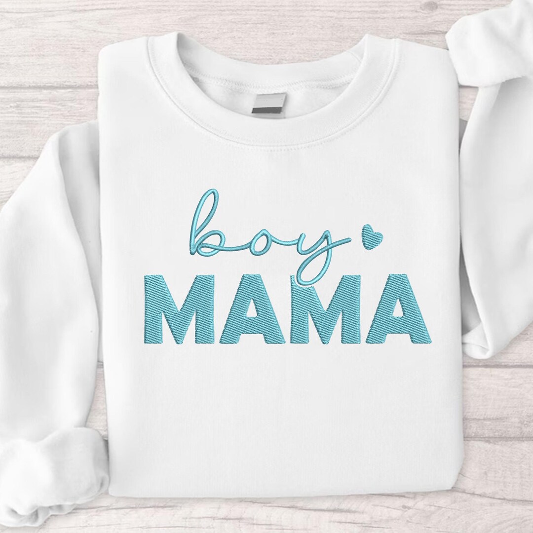 Boy Mama Embroidery Design, Happy Mother's Day, 5 Sizes, Instant ...
