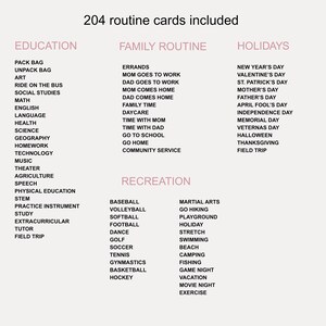 Editable Toddler Daily Routine Cards, Visual Schedule Chart, Kids Chore ...