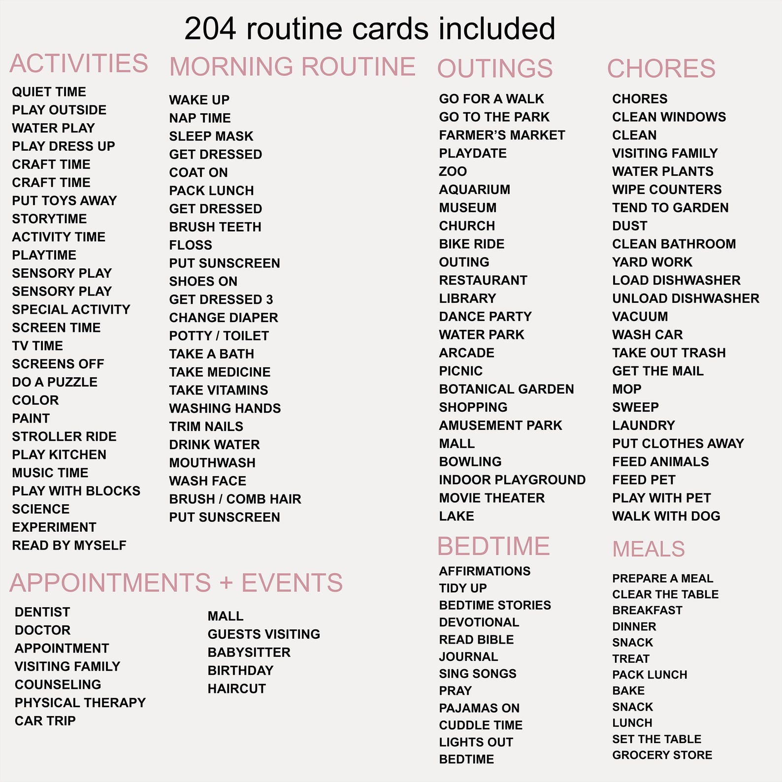 Editable Toddler Daily Routine Cards, Visual Schedule Chart, Kids Chore ...