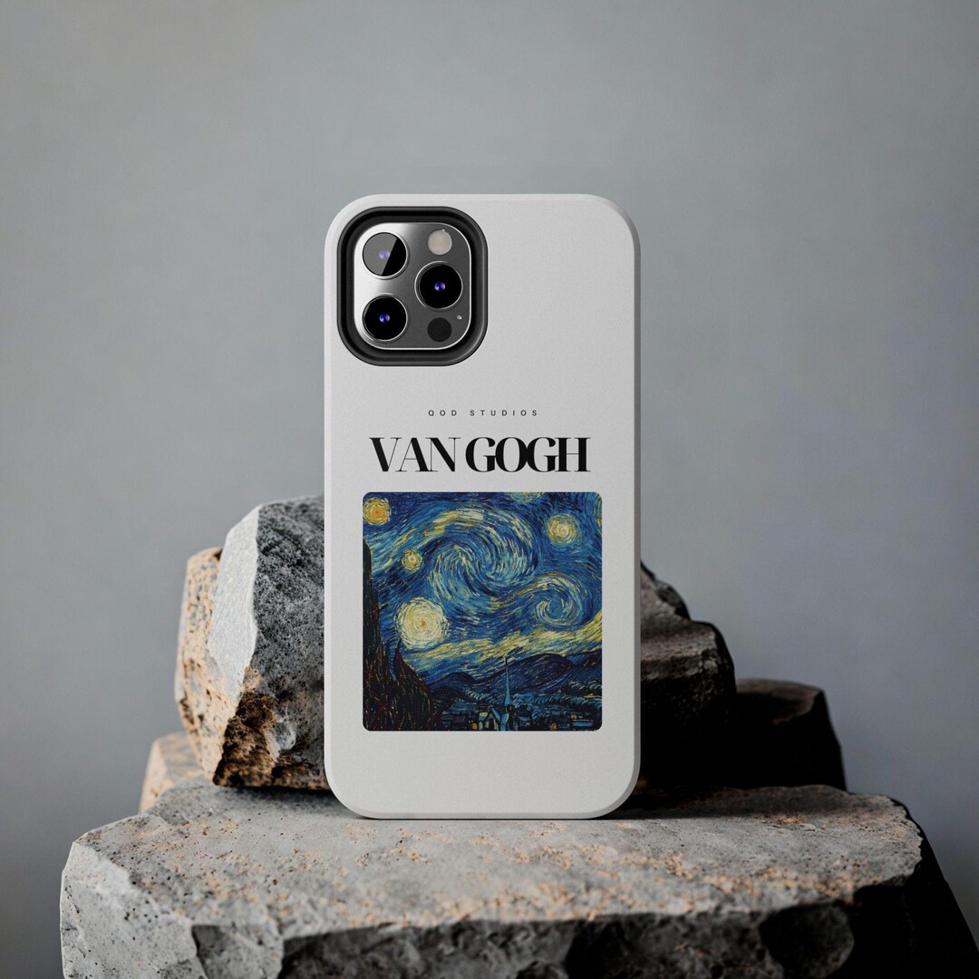 Van Gogh Starry Night Phone Case - Artistic Painting Design, Slim ...