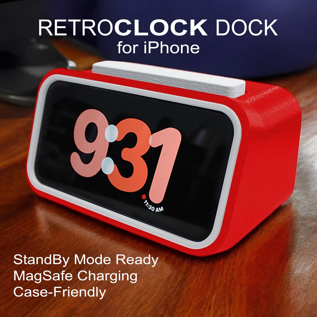 IPhone Desk Stand Dock - Magsafe Charger, Multiple Color Options - Etsy