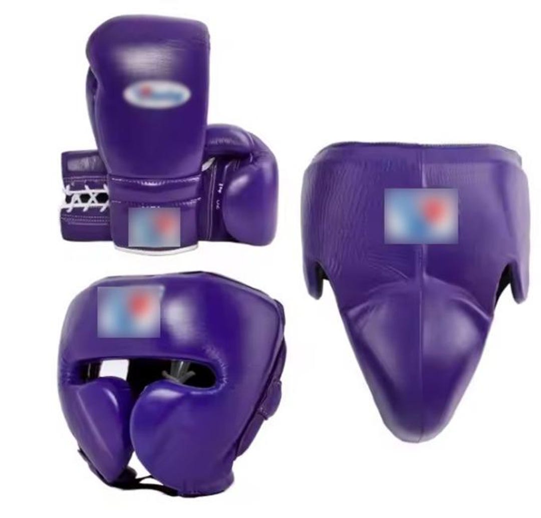 New Custom Boxing Gloves Sparring Set Print Any Logo or Name,no Winning ...