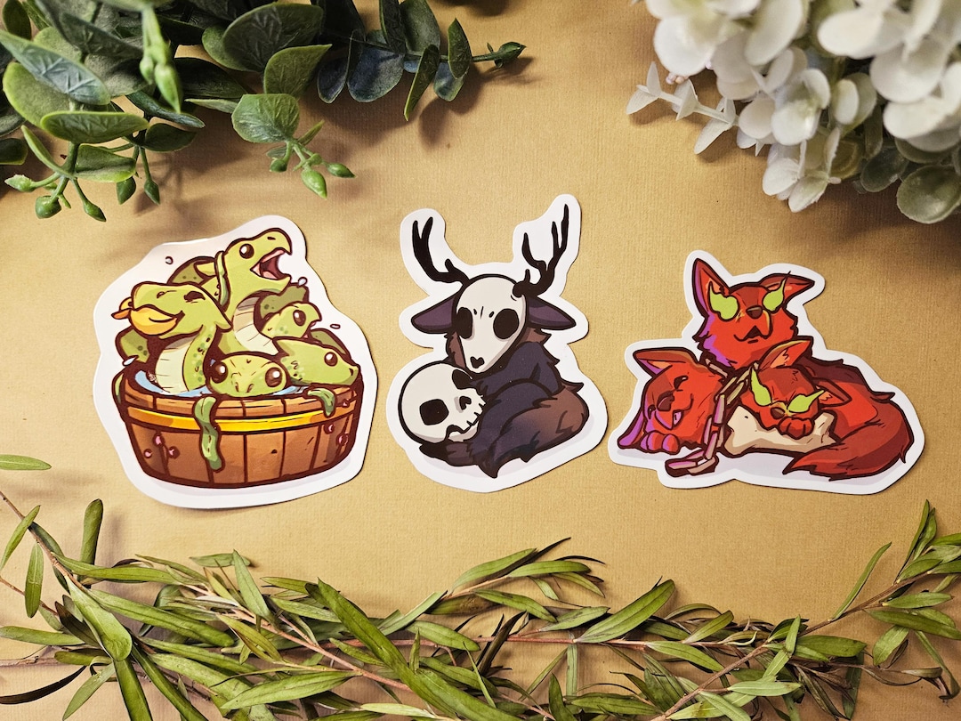 BABY BEASTS Vol. 2 | Hydra, Cerberus, Wendigo | Cute Monster Sticker ...
