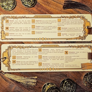 Dnd 5e Cheat Sheet | Dnd Bookmark | Dungeons and Dragons | DM Gift | DM ...