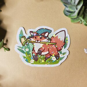 WITCH FOX | Fox Stickers | Cute Cottagecore Sticker | Foxcore ...