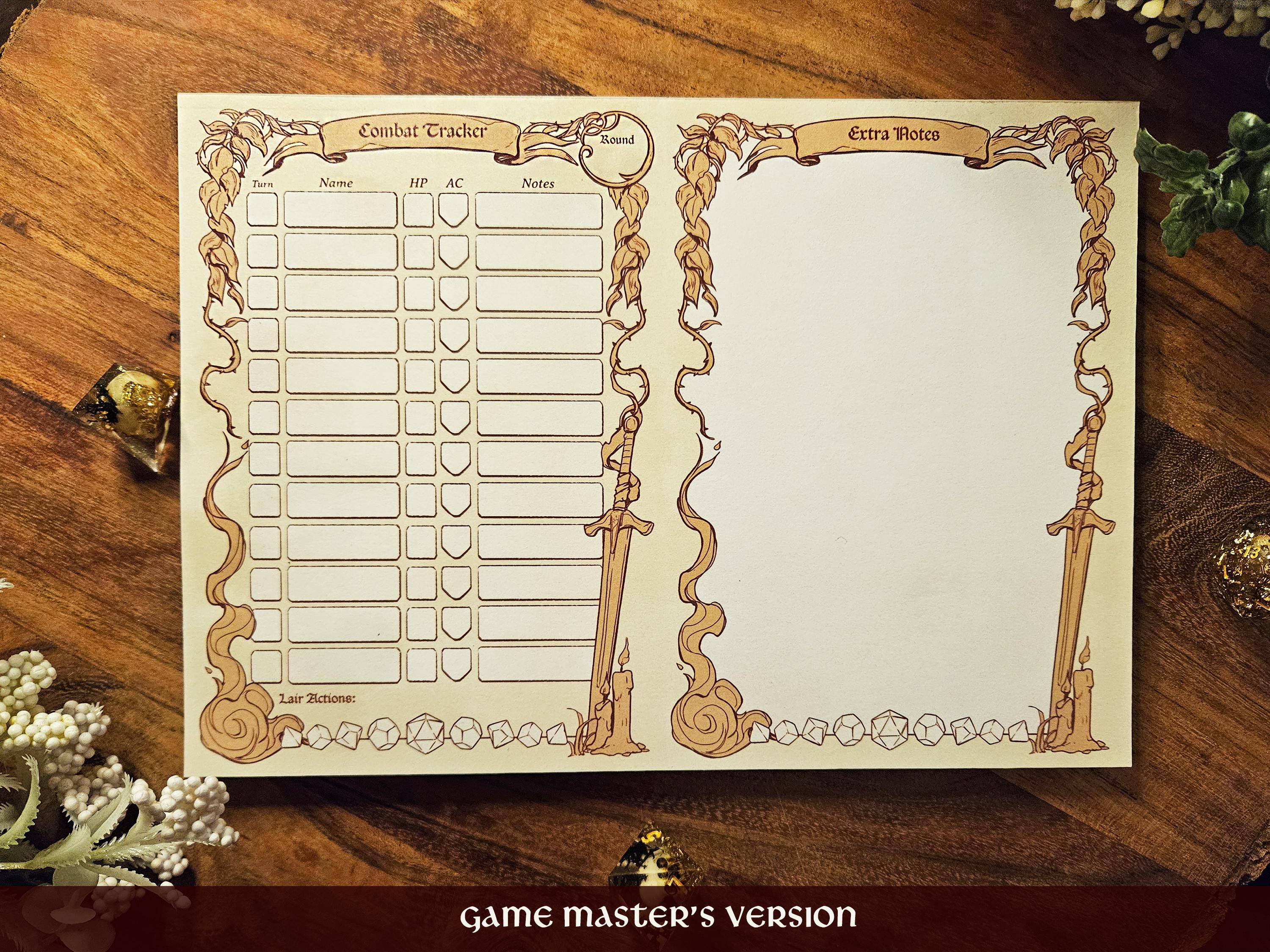 Dnd NPC Log | A5 | GOLDEN | Character Sheets | Session Notes | Dungeons ...