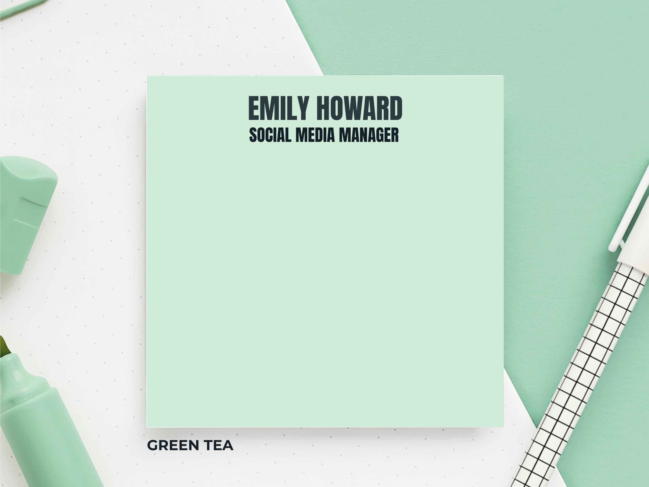 Personalized Note Pads, Custom Sticky Notes, Office Stationery Supplies ...