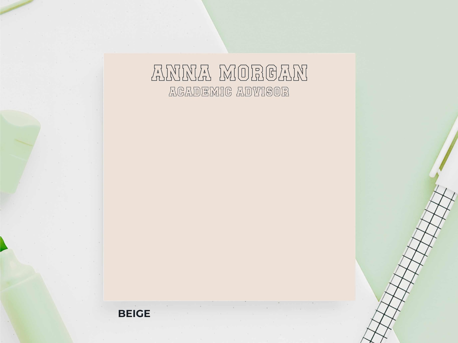 Personalized Note Pads, Custom Sticky Notes, Office Stationery Supplies ...