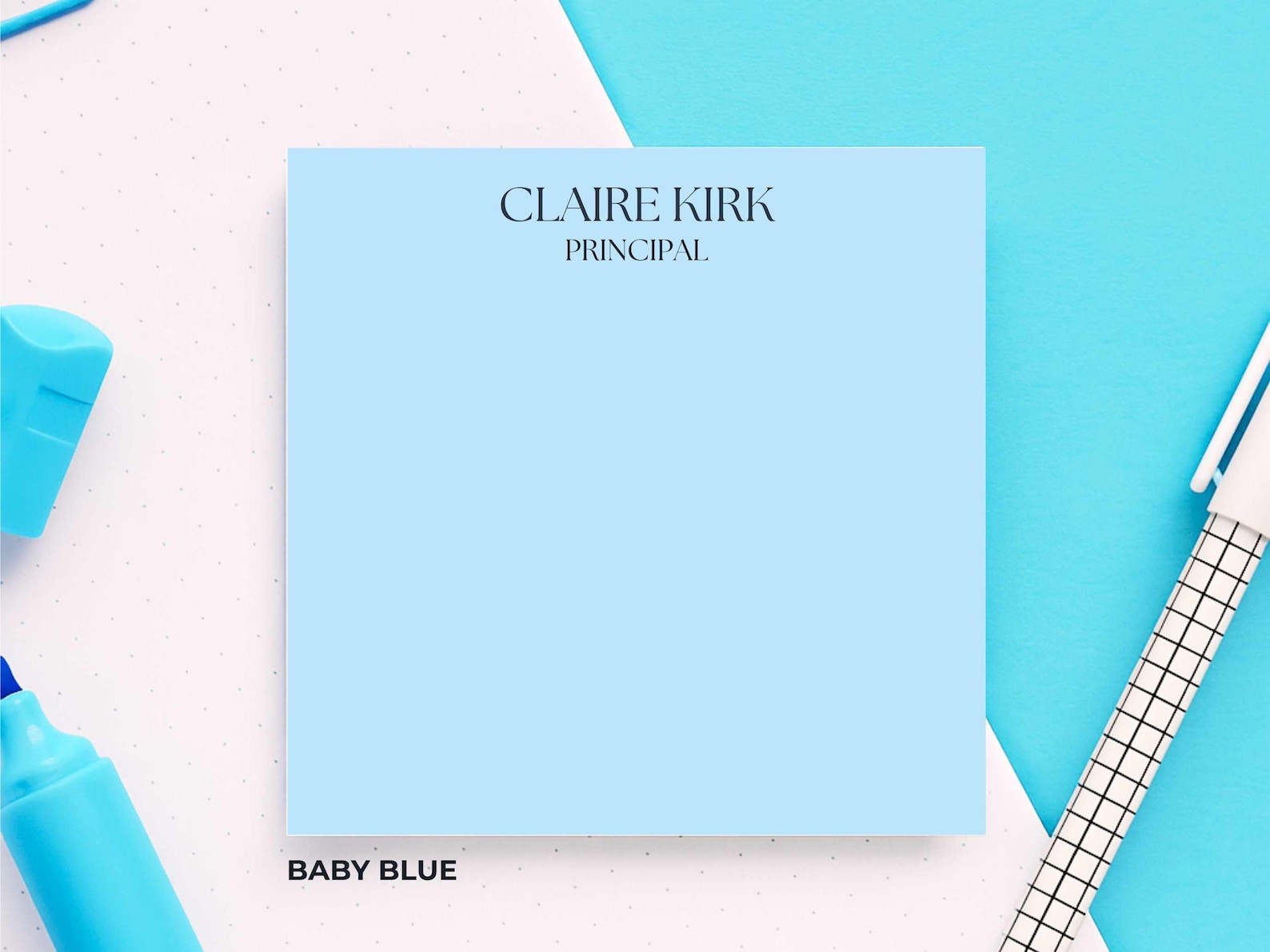 Personalized Note Pads, Custom Sticky Notes, Office Stationery Supplies ...
