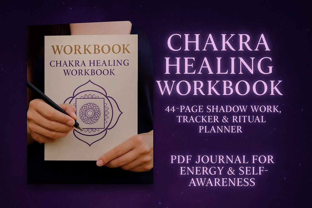 Chakra Healing Workbook | 44p Printable PDF Journal | 7 Chakras Guide ...
