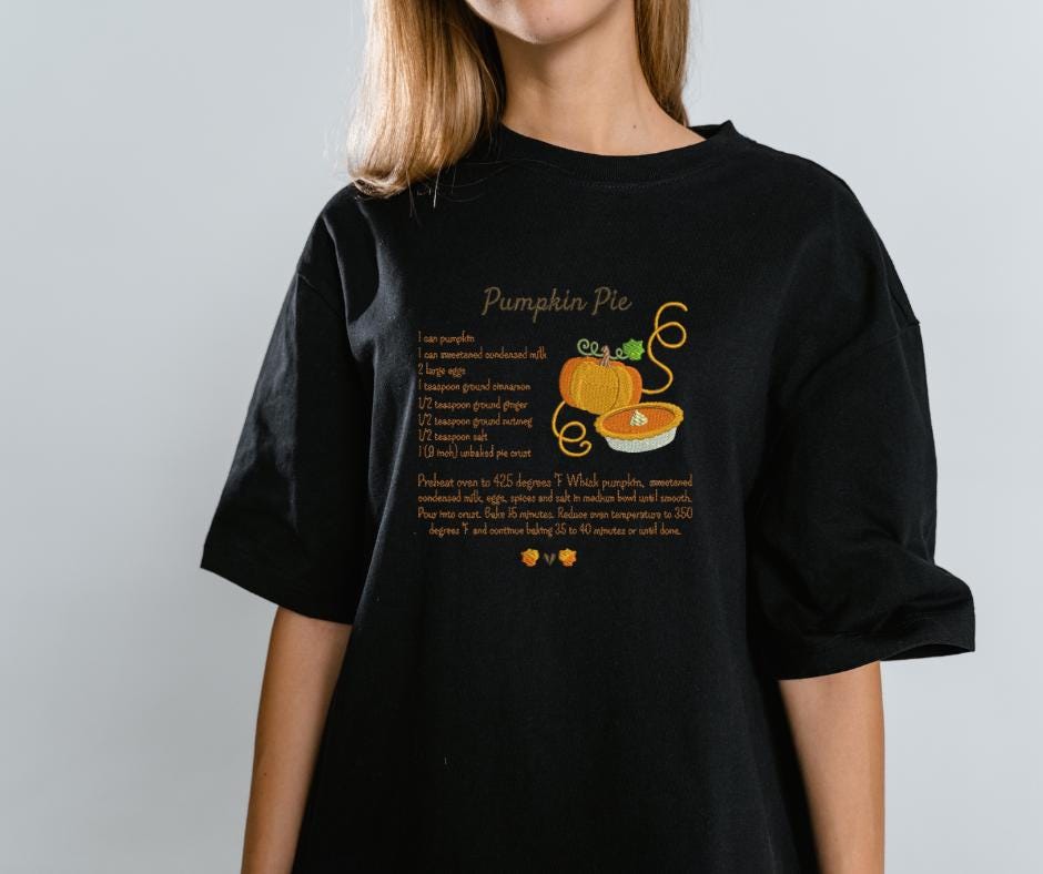 Recipe Embroidery Design, Sugar Cookie Recipe, Family Recipe, Pecan Pie ...