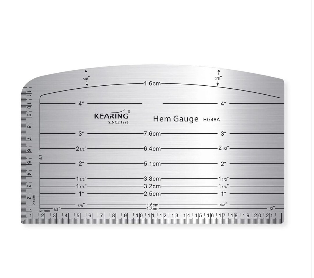 Aviation Aluminum Hot Hem Gauge - Sewing & Quilting Tool - Etsy