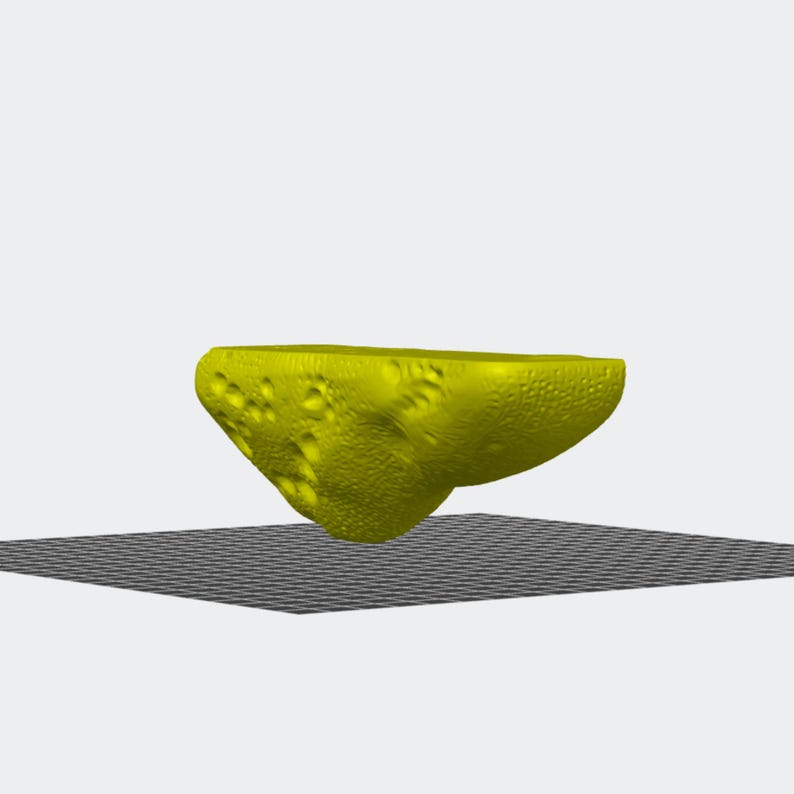 Pumice Effect Floating Shelf STL | Modern Organic Wall Shelf Design for ...