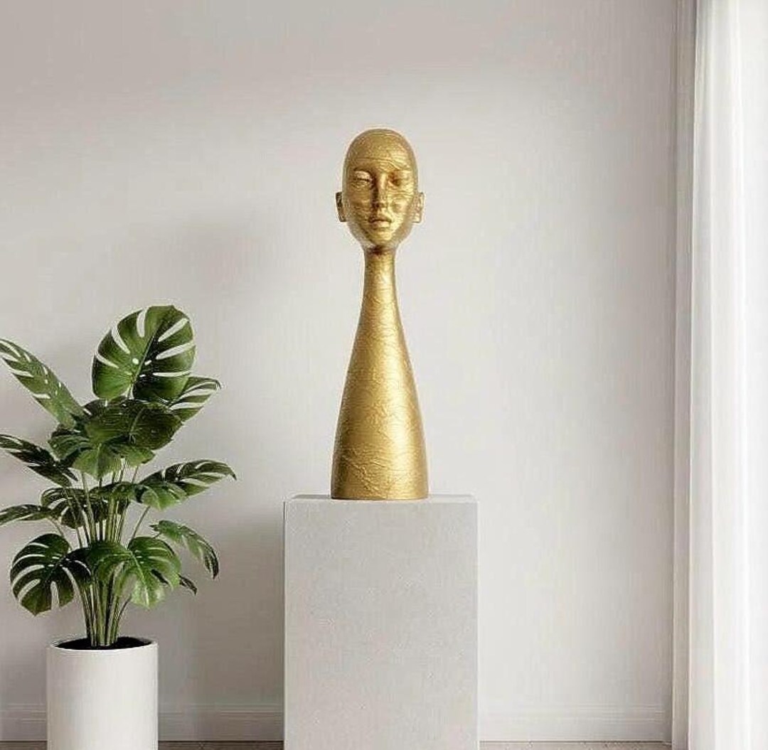 Stylized Bust STL File for 3D Printing | Unique Modern Abstract Design ...