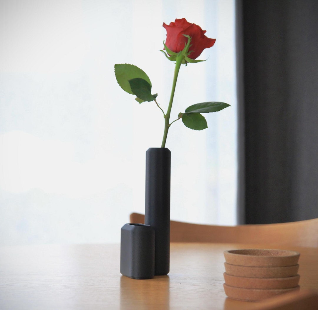 Modern Single Flower Vase Minimalist Style Vase for Single Stem Flowers ...
