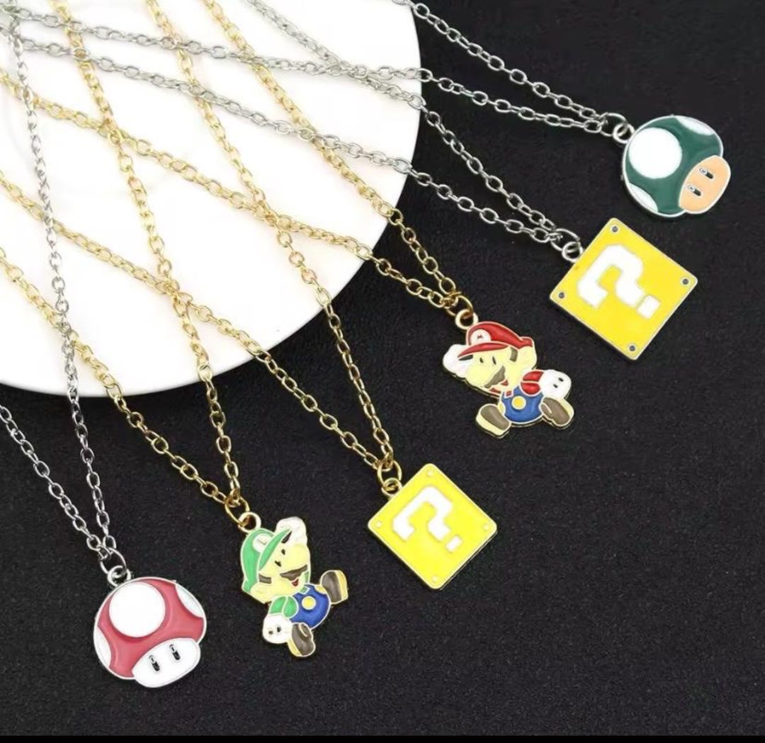 Super Mario Bros Necklaces - Etsy