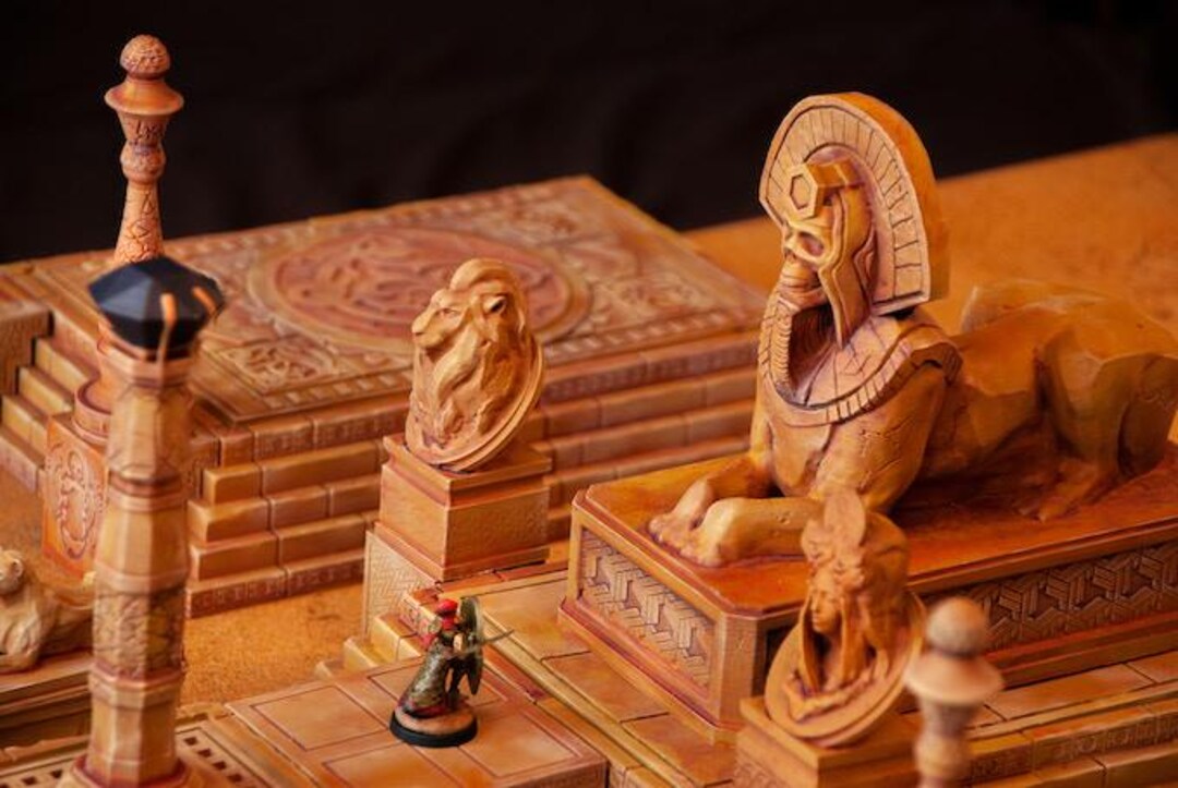 Statue of the Cursed Sphinx - Fantasy - Khemri- Kow - Aos - Old World ...