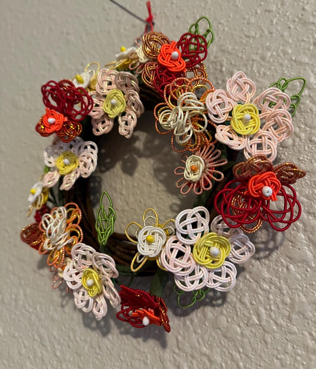 Wire-crochet: Wire Flower Art for Your Wall/door Decoration - Etsy