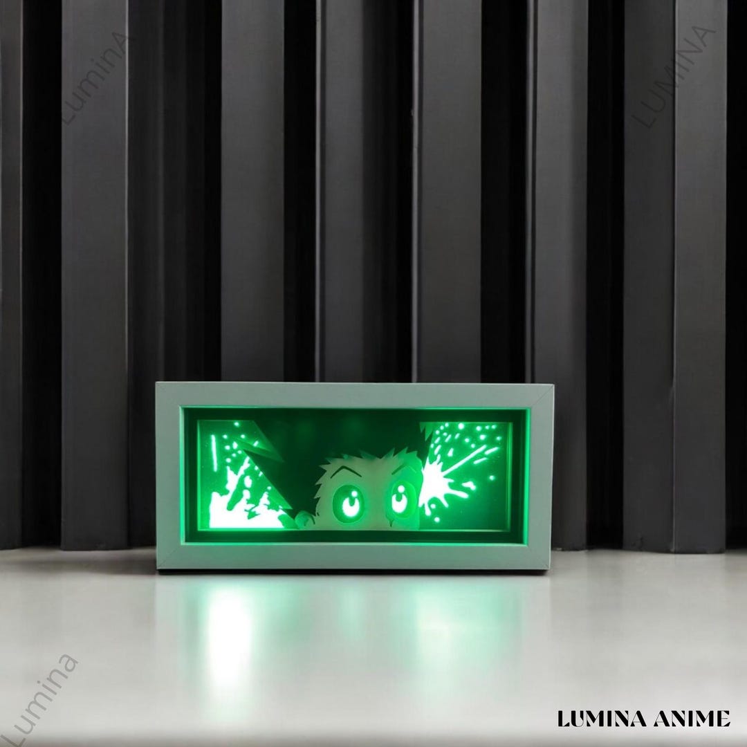 Anime Lightbox, Anime-inspired Art, Anime Eyes Decor, Christmas Anime ...