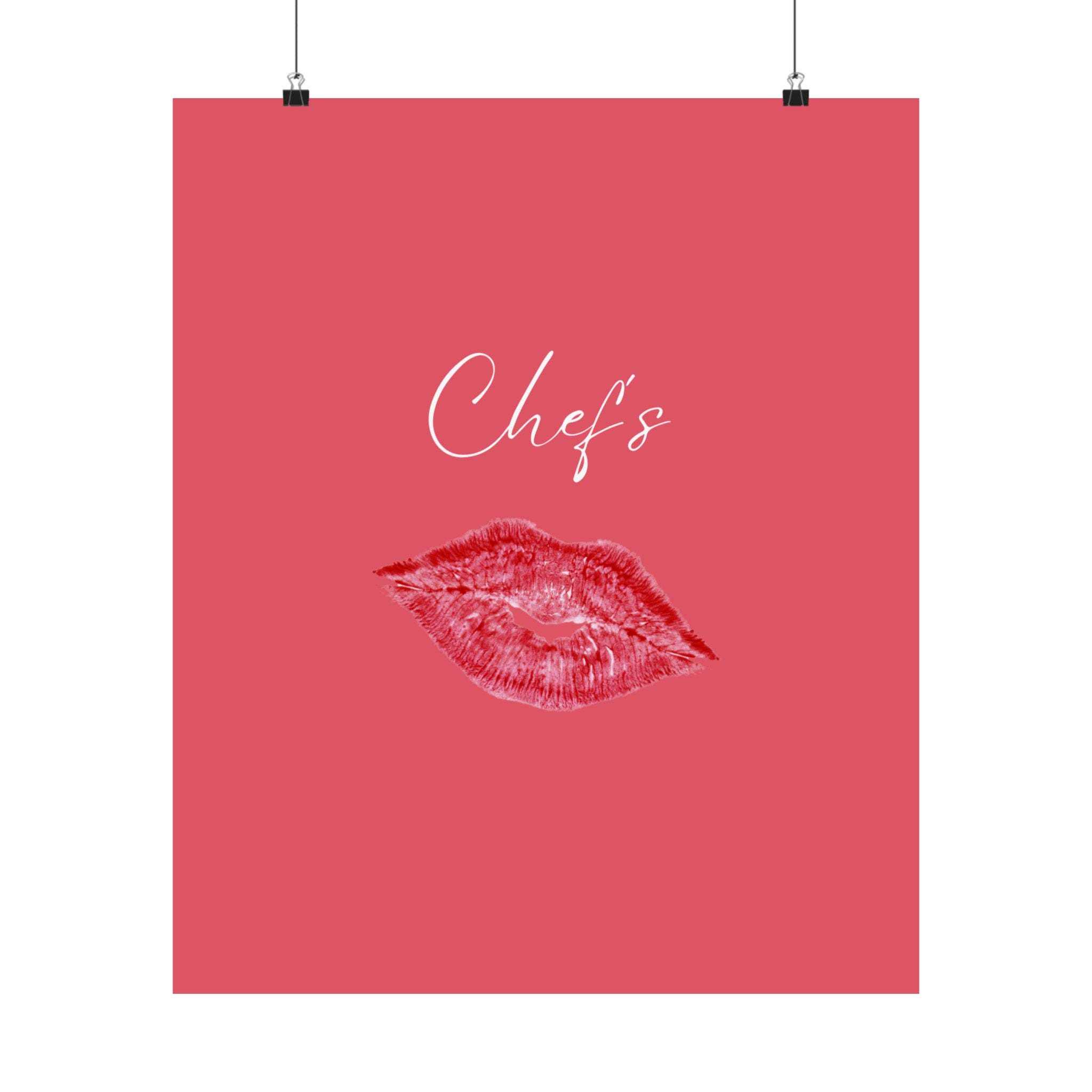 Chef's Kiss Poster, Chef's Kiss Decor, Restaurant Wall Art, Trendy Wall ...