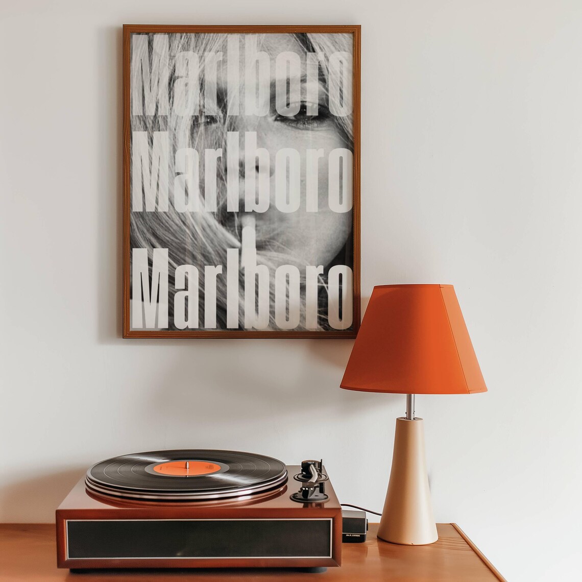 Retro Marlboro Poster, Vintage Wall Art, Edgy Home Decor, Unique Gift ...