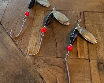 Salmon and Steelhead Spinner Lure, 1/2 Oz Torpedo Body on Gamakatsu ...