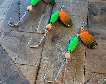 Salmon and Steelhead Spinner Lure, 1/2 Oz Torpedo Body on Gamakatsu ...