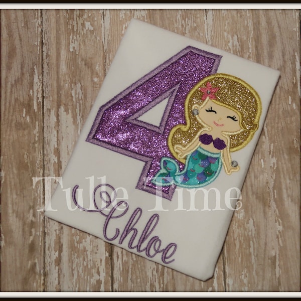 Mermaid Number 7 - Etsy