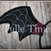 Vampire Inspired Headband Bat Wings Headband Embroidered Headband ...