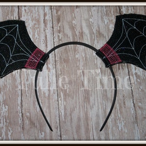 Vampire Inspired Headband Bat Wings Headband Embroidered Headband ...