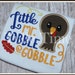 MR Gobble Gobble Turkey Embroidered Autumn Fall Boys - Etsy