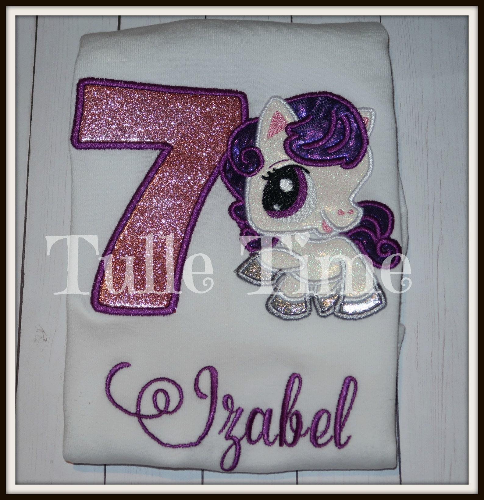 Purple Pet Shop Pony Number Birthday Shirt 1st 2nd 3rd 4th 5th 6th 7th ...