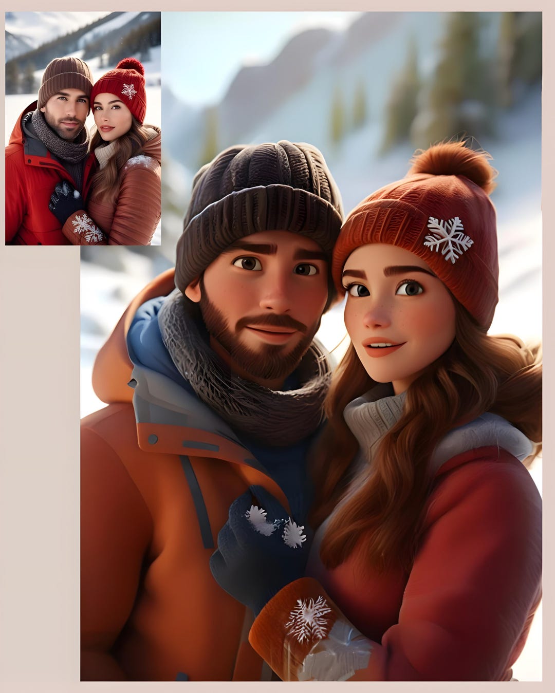 Bring a Photo to Life Cartoon Character From Photo Couple Cartoon ...