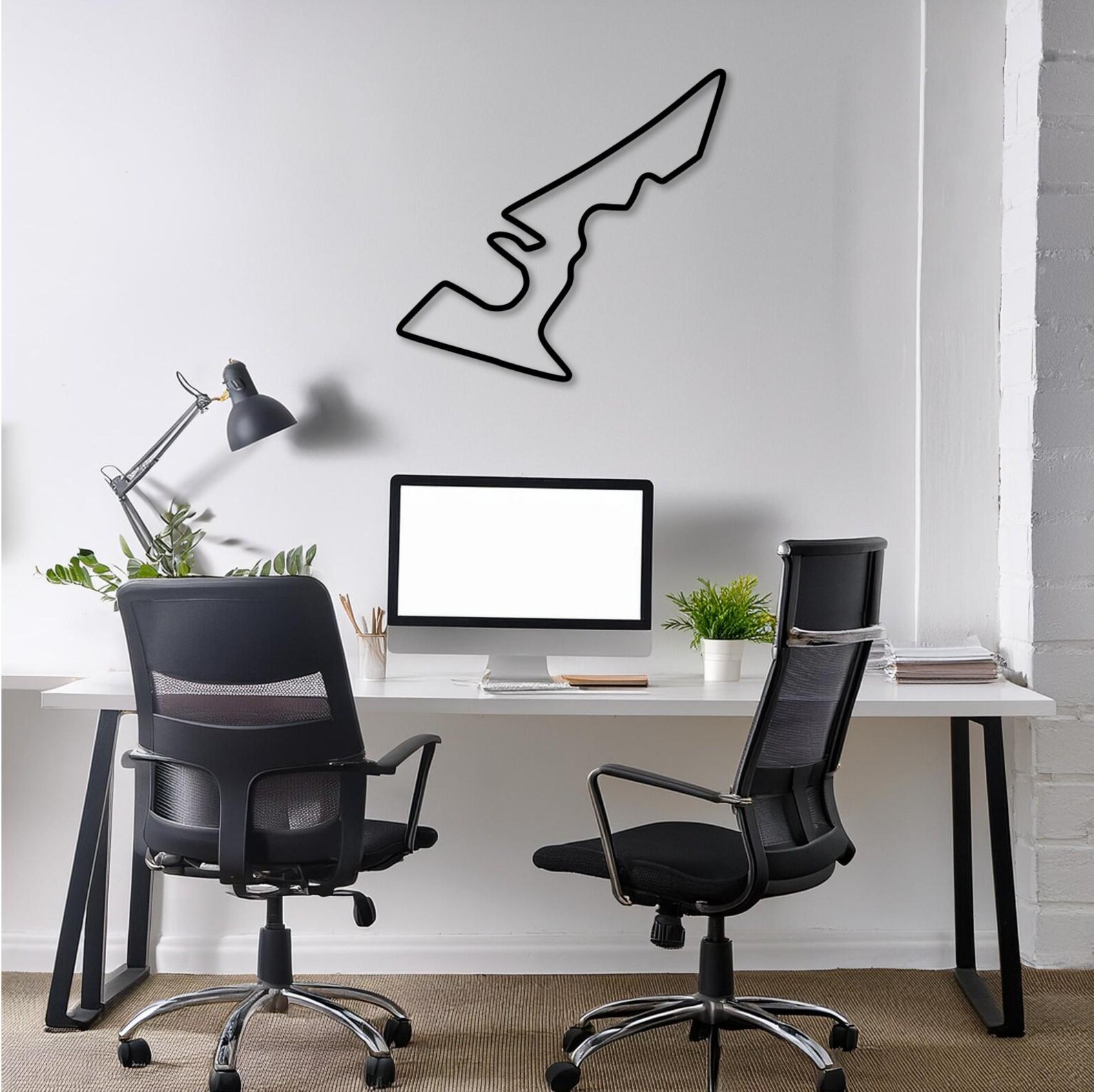 Formula 1 Track Outline - F1 Circuit Silhouette - Wall Art - Formula ...