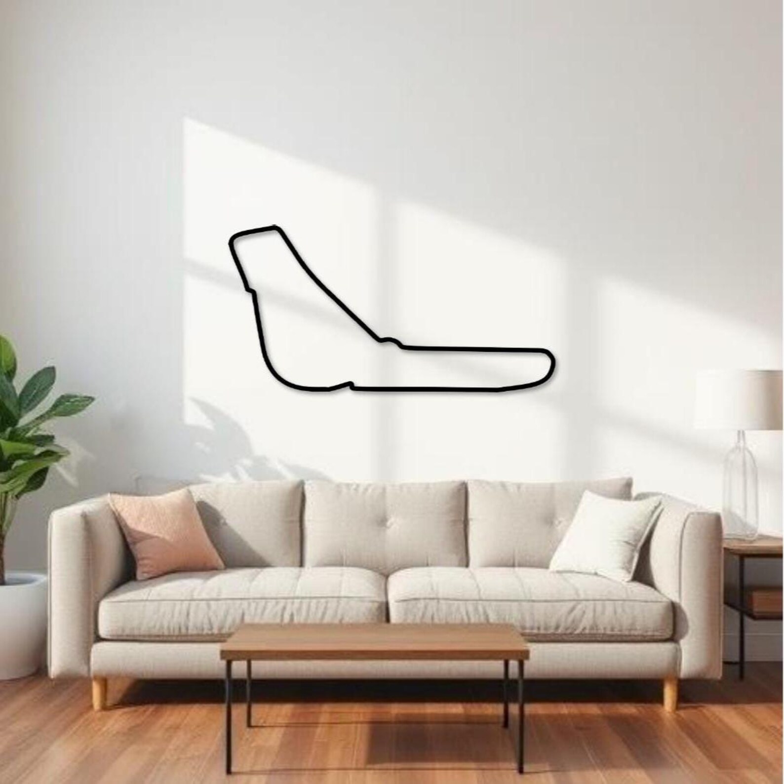 Formula 1 Track Outline - F1 Circuit Silhouette - Wall Art - Formula ...