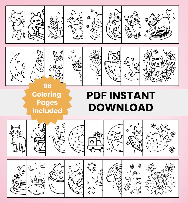 Digital Download for Kids Printable Activities for Homeschool Color ...