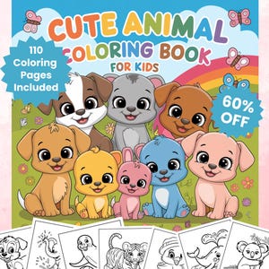 PDF Digital Coloring Pages for Kids Digital Downloads for Homeschool ...