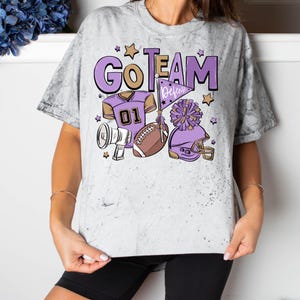 Go Team Football Collage DTF Transfer - Etsy