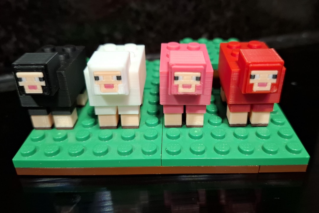 Minecraft Sheep, Lego Compatible - Etsy