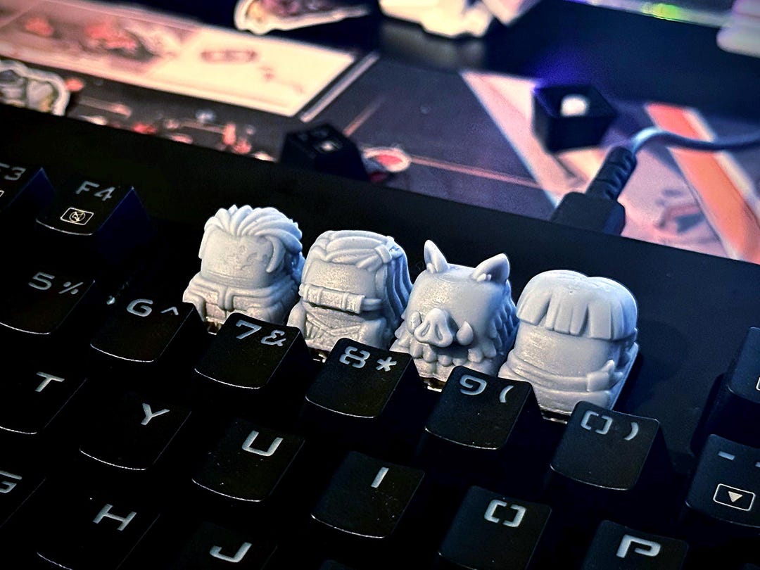 Custom 3d-printed Resin Demon Slayer Keyboard Cap – Anime-inspired ...