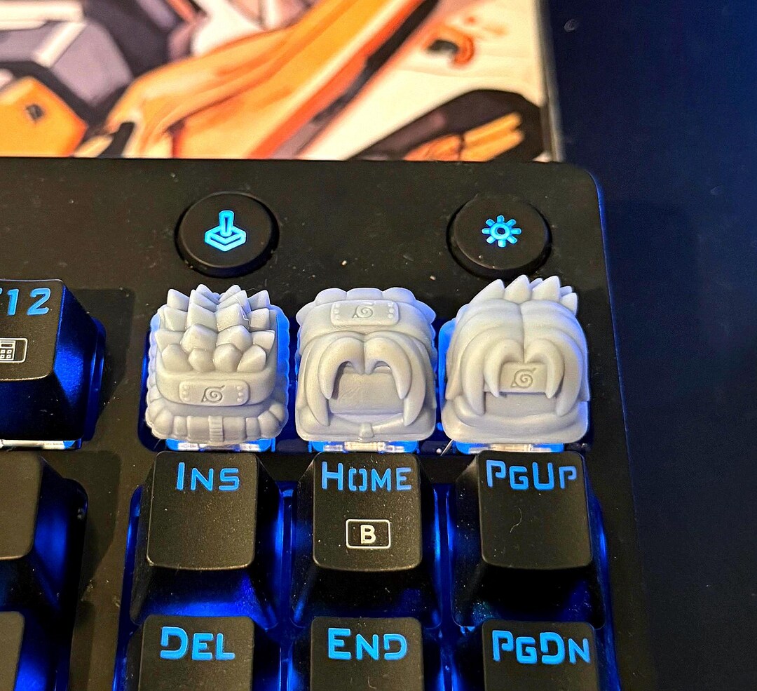 Custom 3d-printed Resin Naruto Keyboard Cap – Anime-inspired Artisan ...