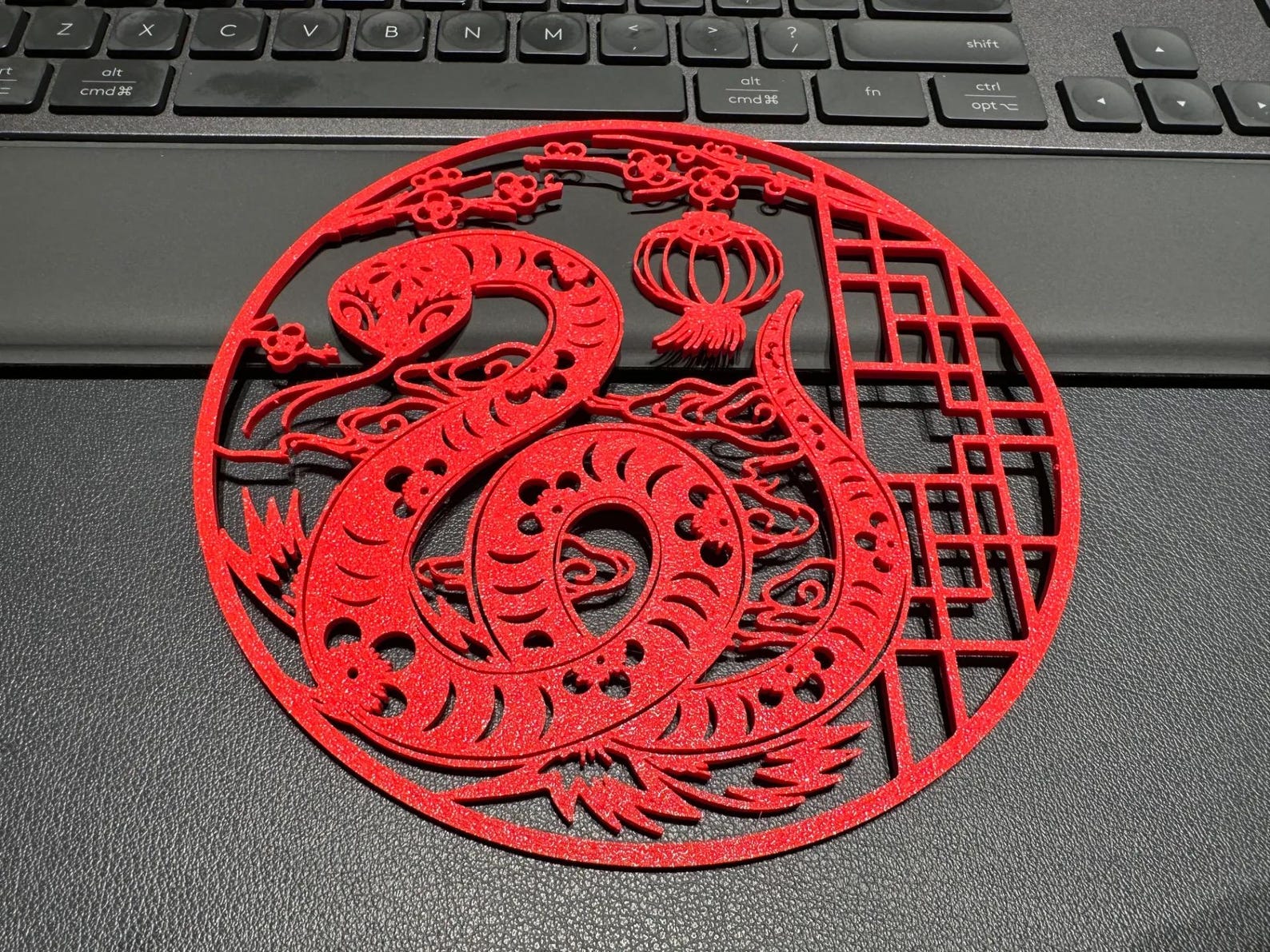 Year of the Snake Paper Cut Window Decoration - Etsy