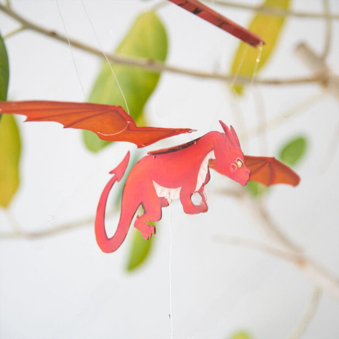 Movable 3D Dragon Model Printable DIY Papercraft - Etsy