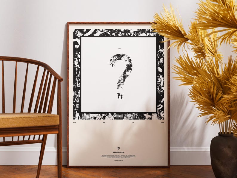Xxxtentacion Wall Art Wall Prints Home Decor DIGITAL FILES Gift Poster ...
