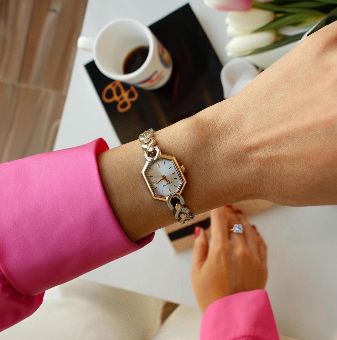 Octagonal Classic Watch, Women Wrist Watch, Classy Watch, Minimalist ...