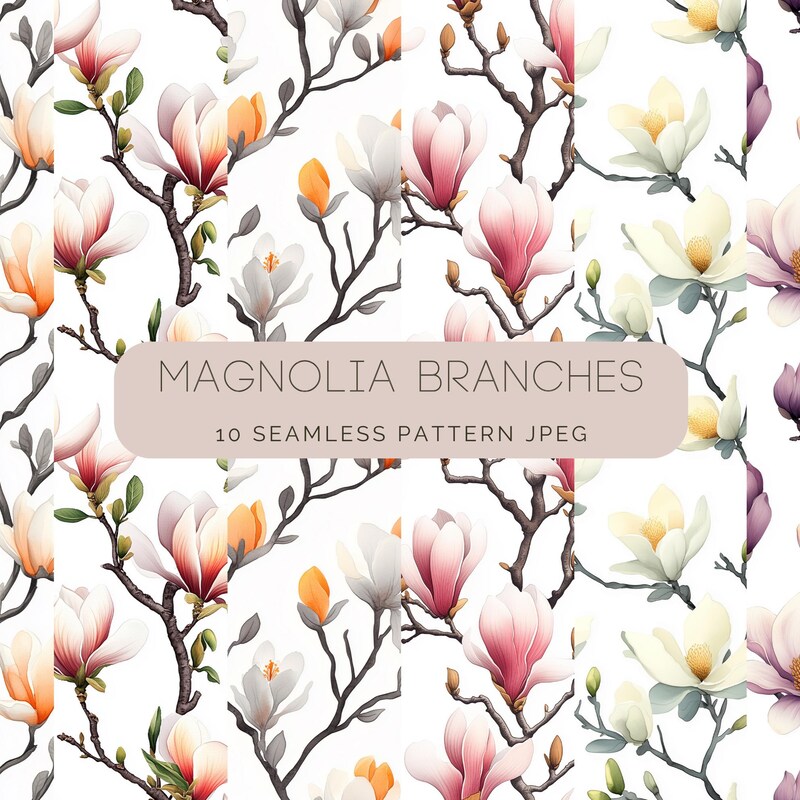 Magnolia Blossoms - Etsy