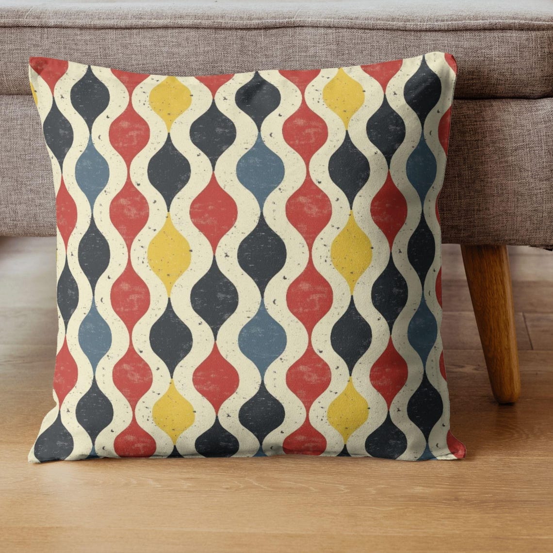 Bold Retro Texture Seamless Patterns, Mid-century Modern Abstract ...