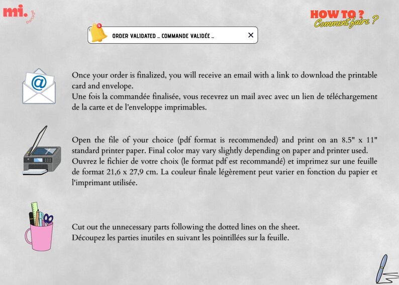 Printable Birthday Card + Envelope - Etsy